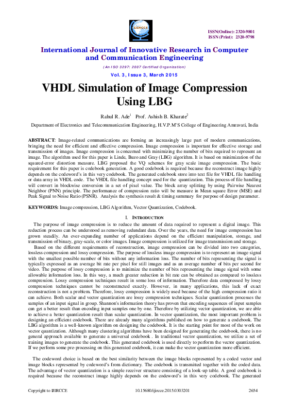 (PDF) A new LBG-based image compression method using DCT (PDF) A new LBG-based image compression method using DCT