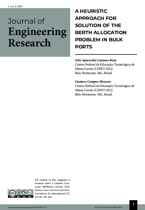 (PDF) A HEURISTIC APPROACH FOR SOLUTION OF THE BERTH ALLOCATION PROBLEM ...