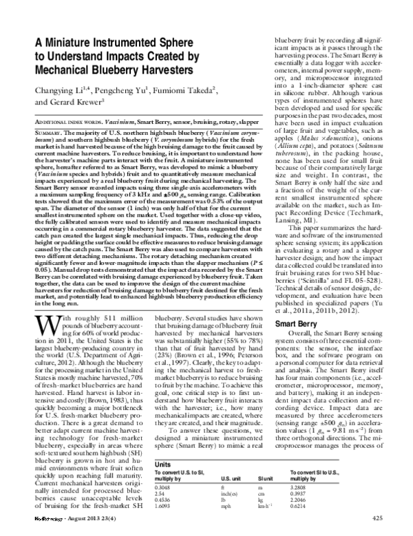 (PDF) A Miniature Instrumented Sphere to Understand Impacts Created by ...