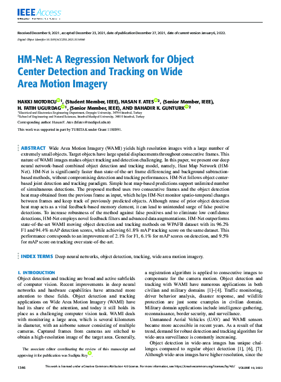 (PDF) HM-Net: A Regression Network for Object Center Detection and ...