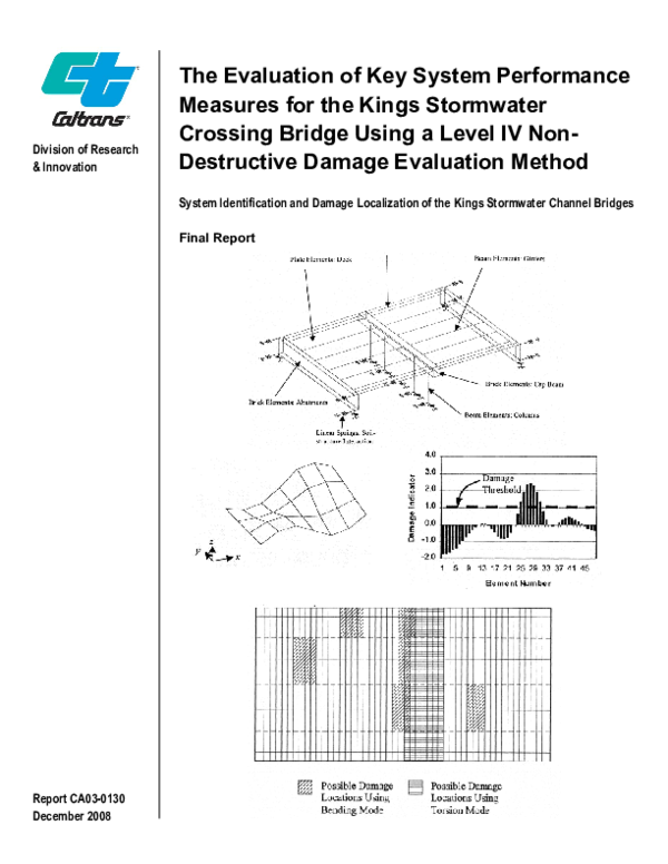 (PDF) The Evaluation of Key System Performance Measures for the Kings ...