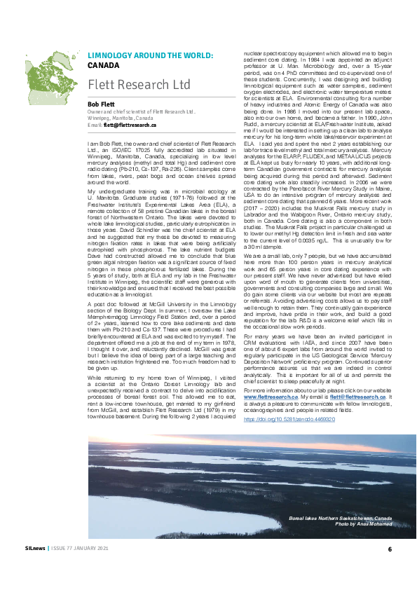 (PDF) SILNews77 - Flett Research Ltd