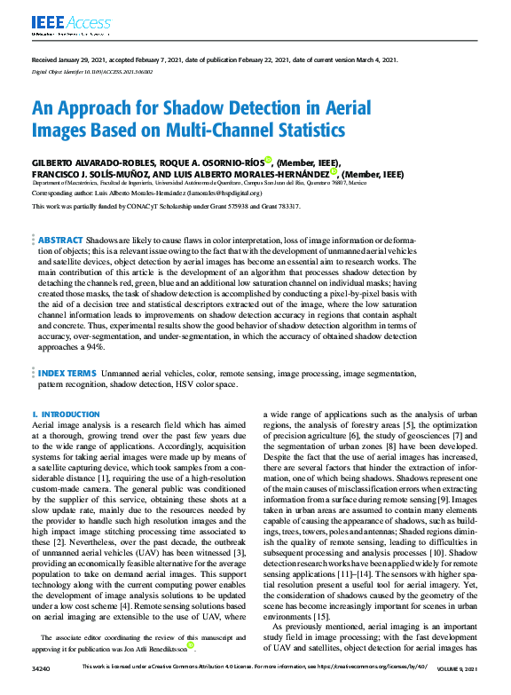(PDF) An Approach for Shadow Detection in Aerial Images Based on Multi ...