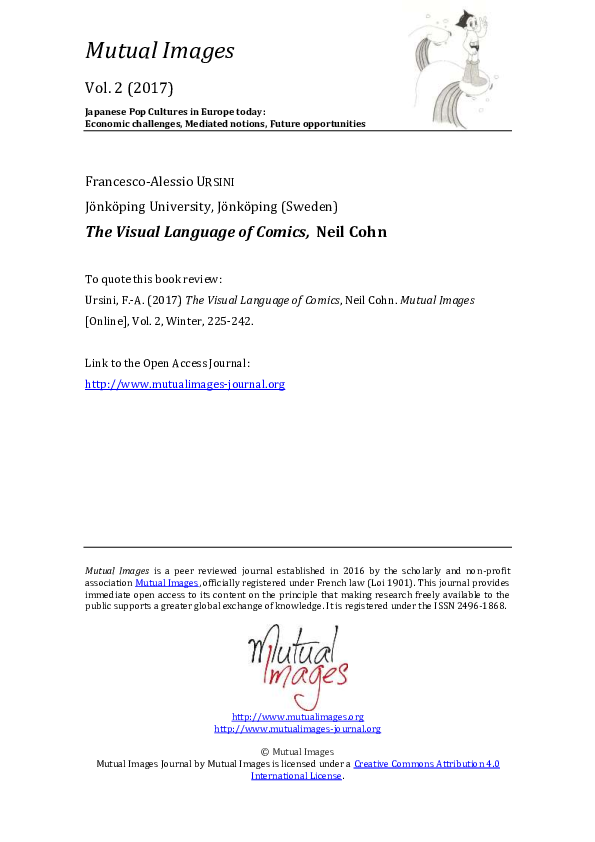 (PDF) The Visual Language of Comics