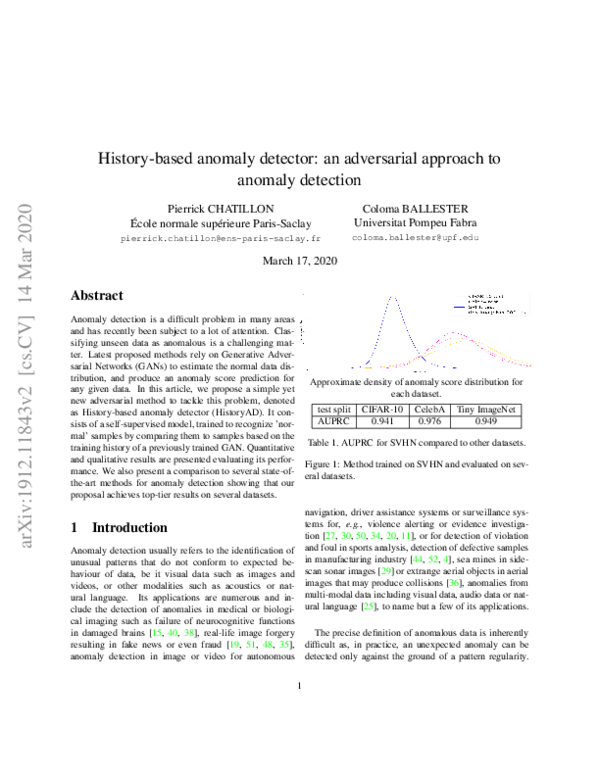 (PDF) History-based Anomaly Detector: an Adversarial Approach to ...
