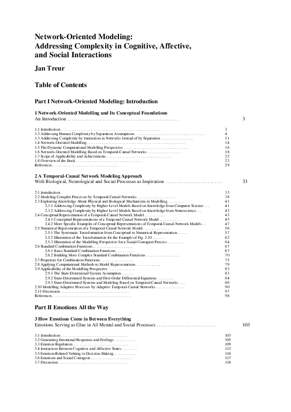 Pdf Network Oriented Modeling