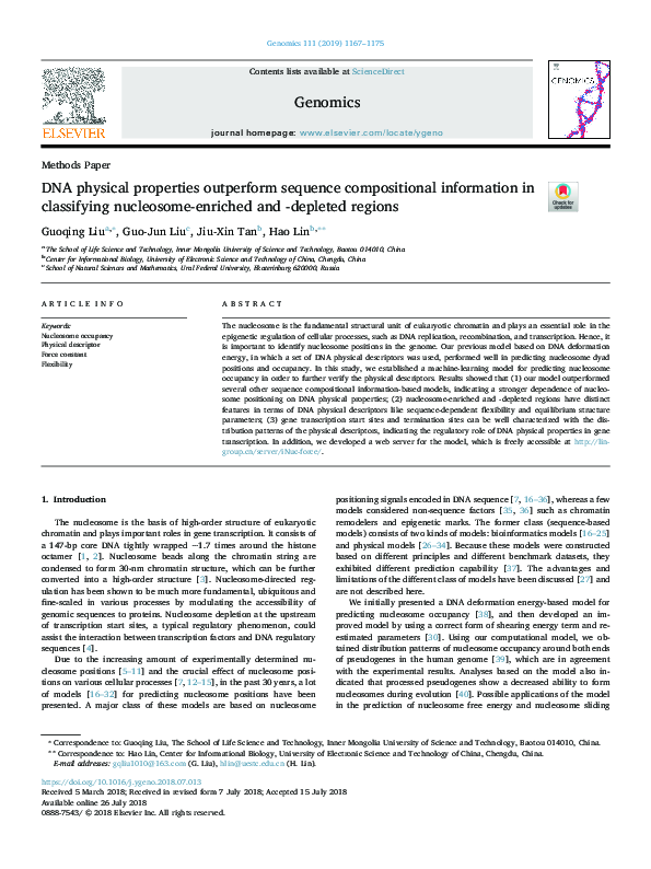 (PDF) DNA physical properties outperform sequence compositional information in classifying ...