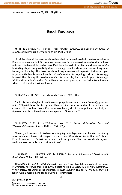 (PDF) Extremes, and related properties of random sequences and processes