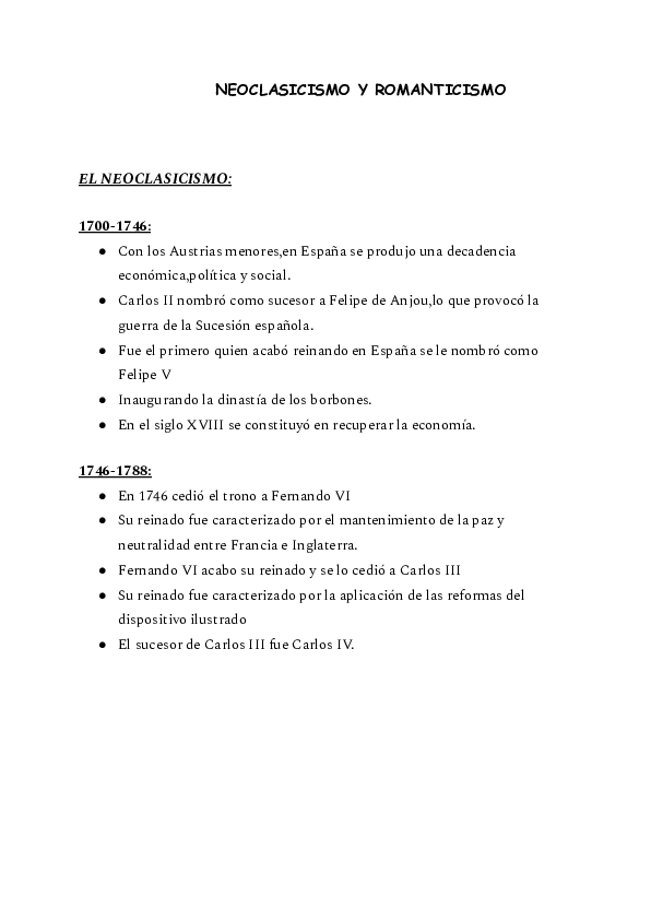 (PDF) NEOCLASICISMO Y ROMANTICISMO