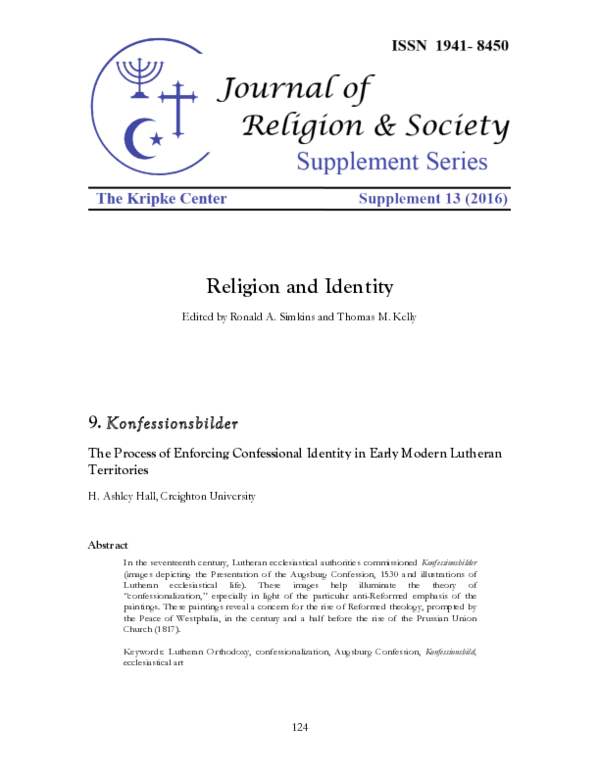 (PDF) Religion and Identity The Process of Enforcing Confessional ...