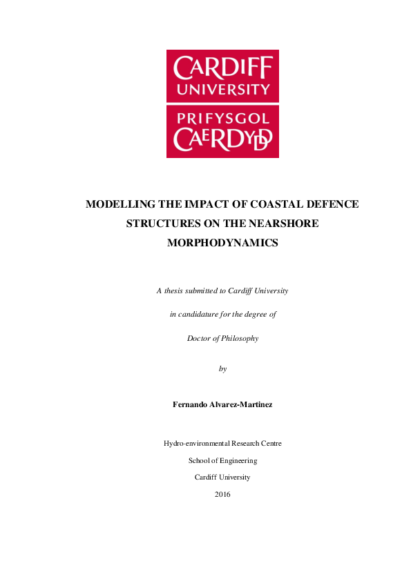(PDF) Modelling the impact of coastal defence structures on the ...