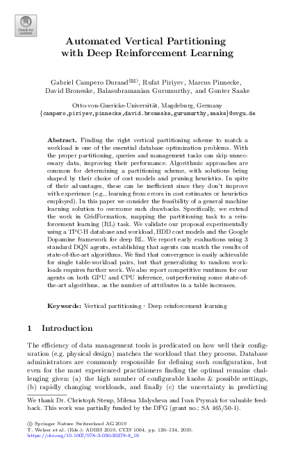 Pdf Automated Vertical Partitioning With Deep Reinforcement Learning 1835