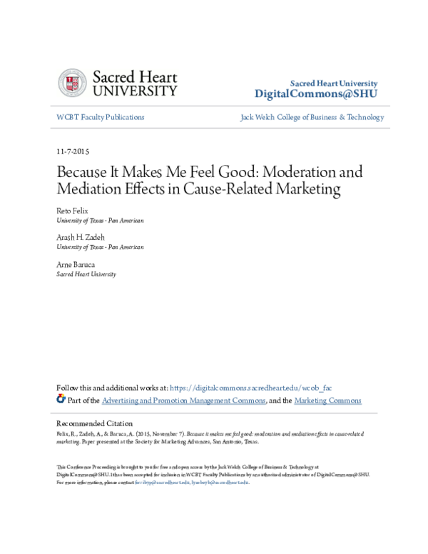 (PDF) Full Paper Because It Makes Me Feel Good : Moderation and ...