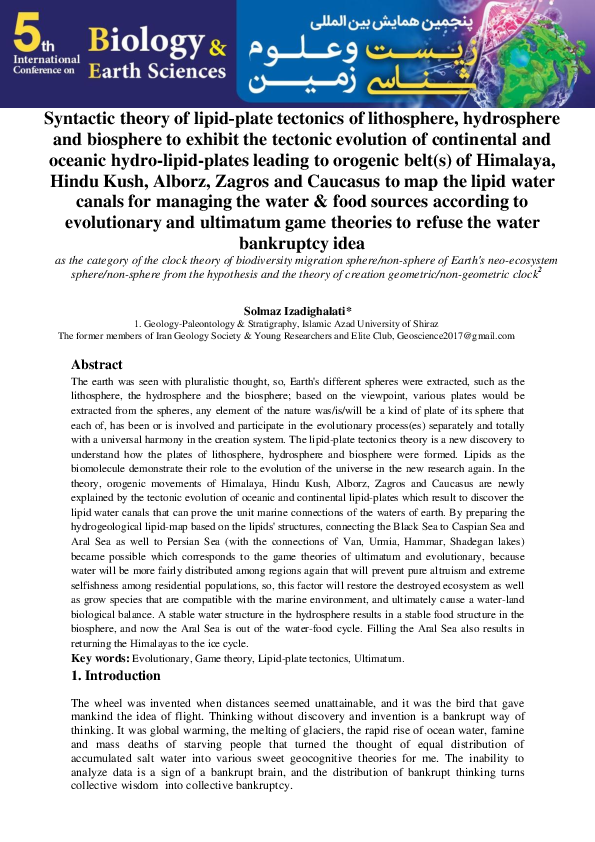 (PDF) Syntactic theory of lipid-plate tectonics of lithosphere ...