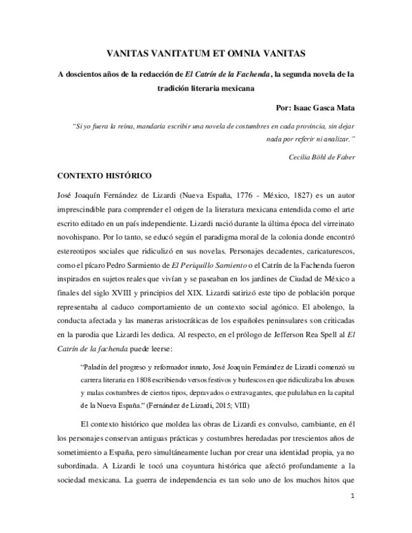 (PDF) VANITAS VANITATUM ET OMNIA VANITAS REVISTA