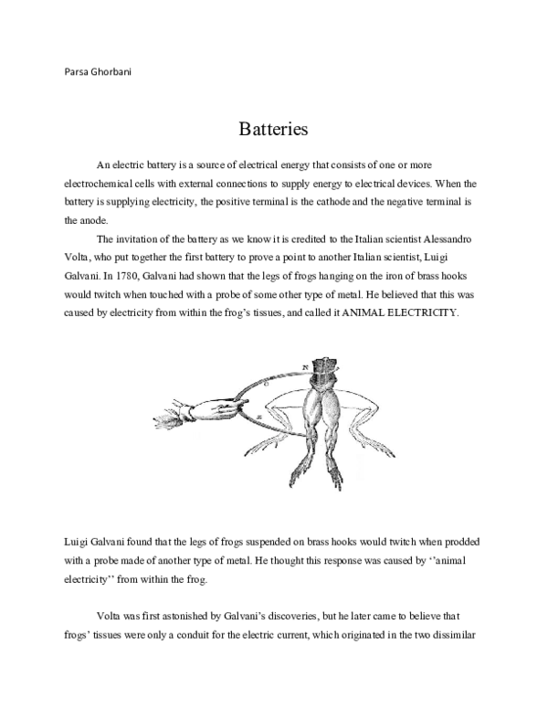 (DOC) How batteries works