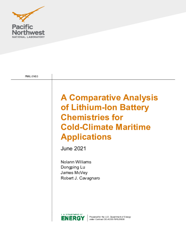 (PDF) A Comparative Analysis of Lithium-Ion Battery Chemistries for ...