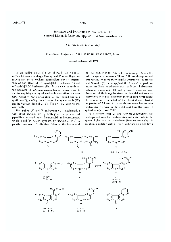 (PDF) Structure and properties of products of the conrad-limpach ...