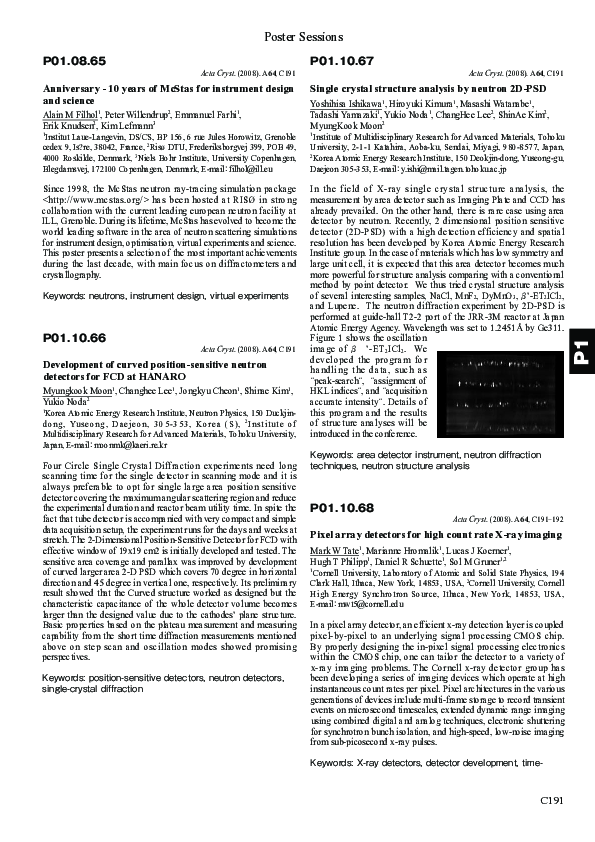 Pdf Pixel Array Detectors For High Count Rate X Ray Imaging