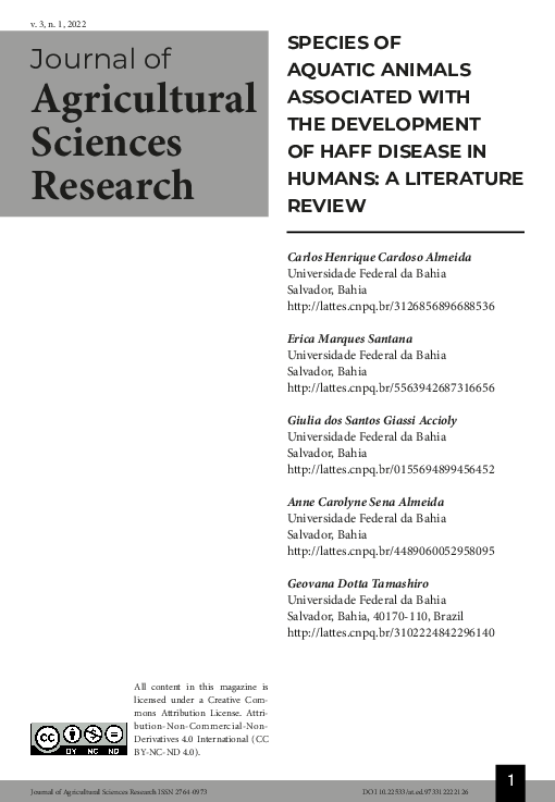 (PDF) Species of Aquatic Animals Associated with the Development of ...