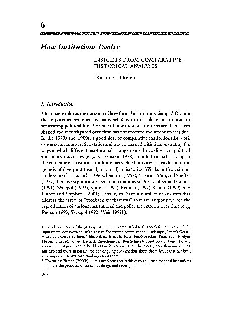 (PDF) Introduction INSIGHTS FROM COMPARATIVE HISTORICAL ANALYSIS