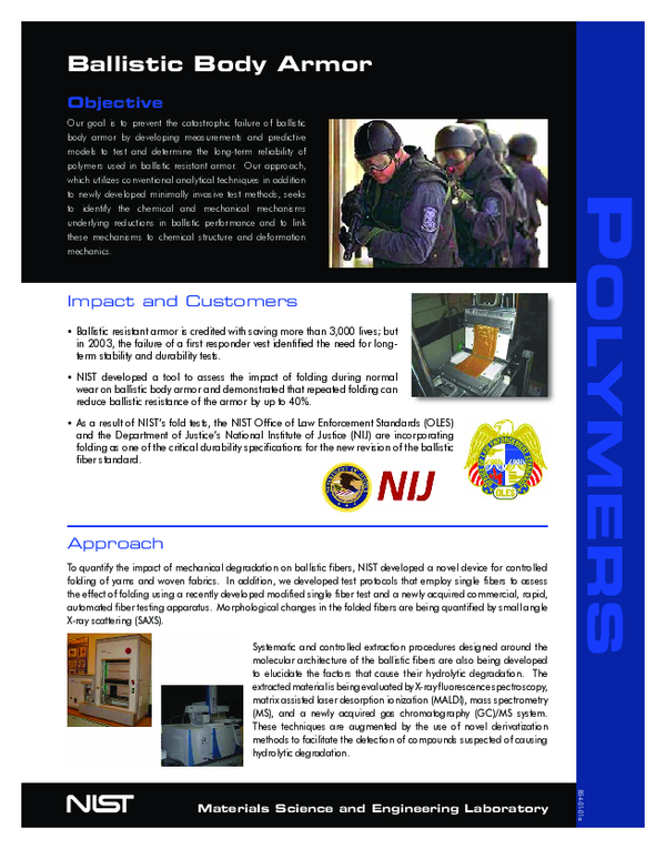 (PDF) Ballistic Body Armor