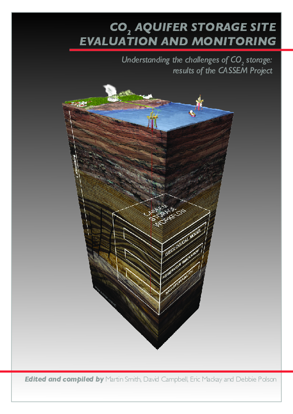 (PDF) CO2 aquifer storage site evaluation and monitoring: understanding the challenges of CO2 ...