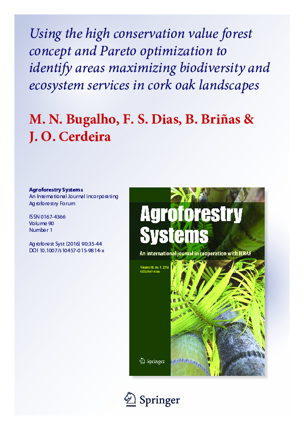 (PDF) Using the high conservation value forest concept and Pareto ...