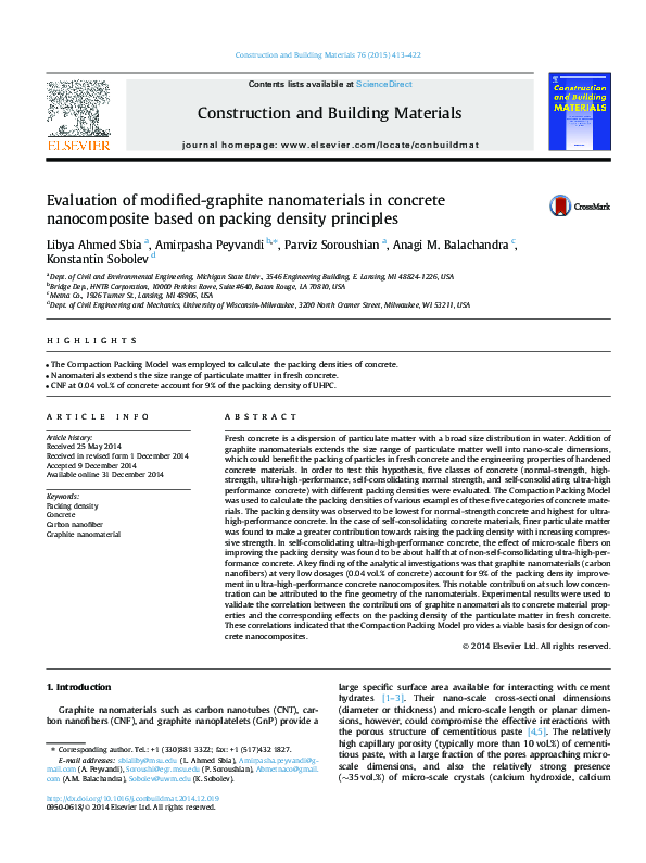 (PDF) Evaluation of modified-graphite nanomaterials in concrete ...