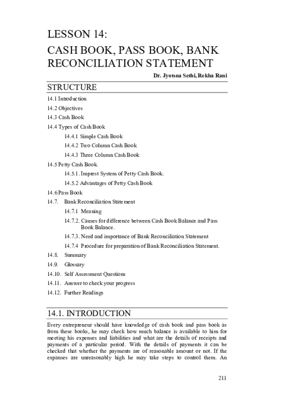(PDF) Bank-reconciliation