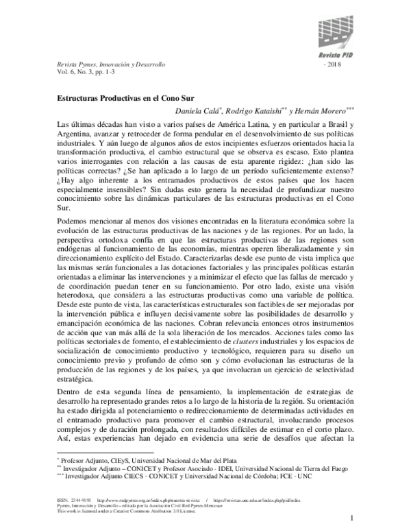 (PDF) Nota editorial Vol. 6 Nro. 3