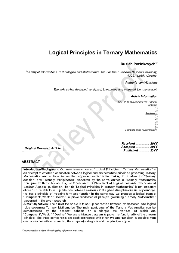 Doc Logical Principles In Ternary Mathematics