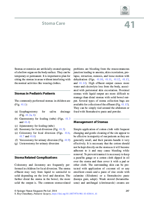 (PDF) Stoma Care | Subhasis Choudhury - Academia.edu