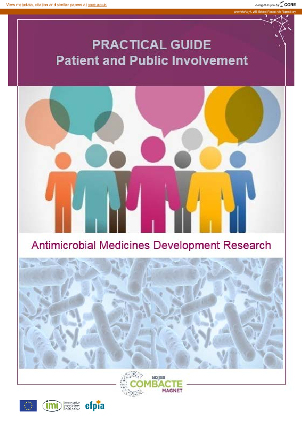 (PDF) Practical guide: Patient and public involvement in antimicrobial ...