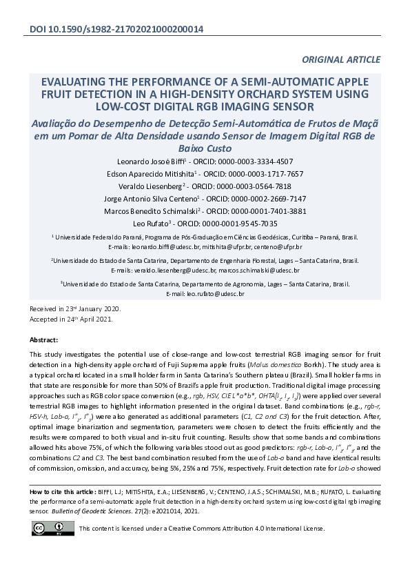 (PDF) Evaluating the Performance of a Semi-Automatic Apple Fruit ...