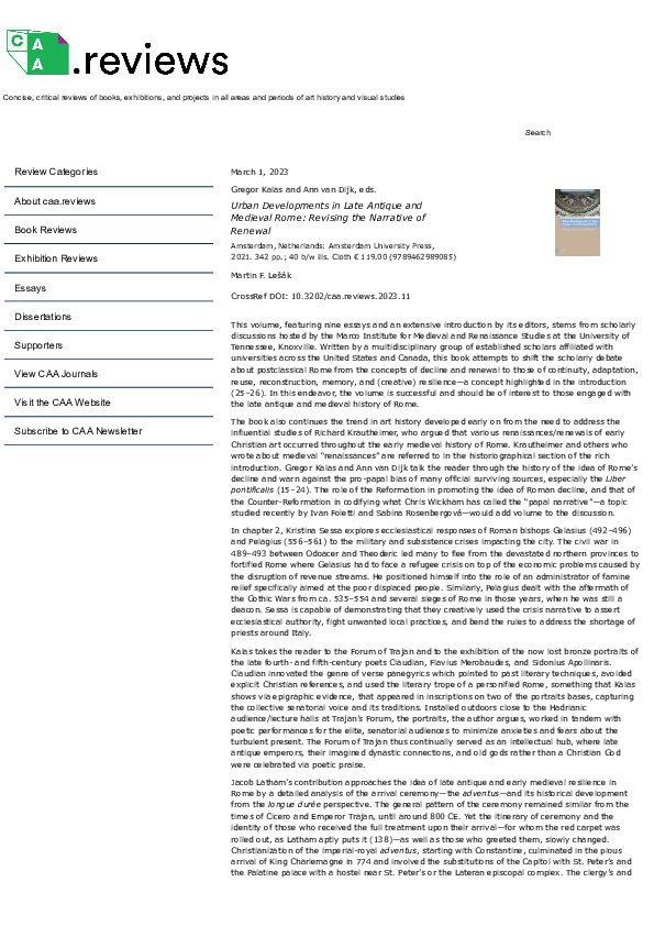 (PDF) Review of: GREGOR KALAS and ANN VAN DIJK eds., Urban Developments ...
