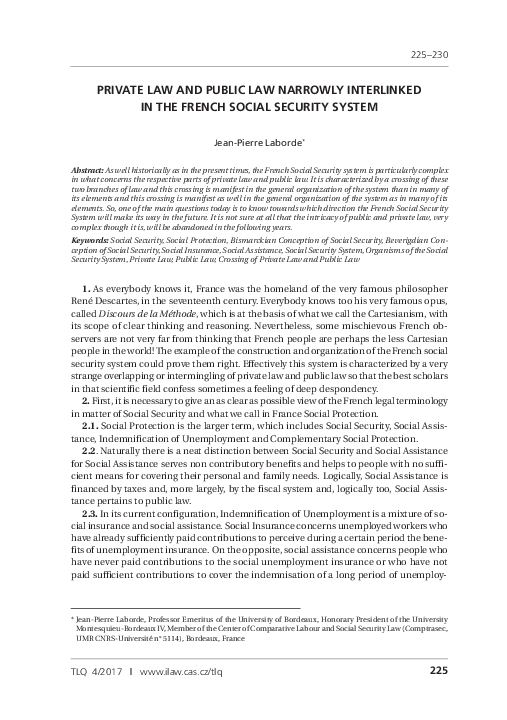(PDF) Private law and public law narrowly interlinked in the French ...