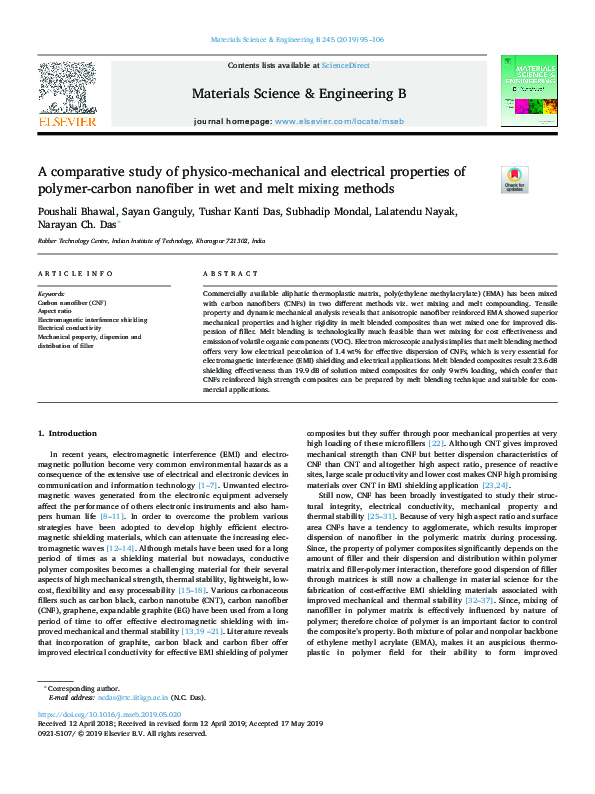 (PDF) A comparative study of physico-mechanical and electrical ...
