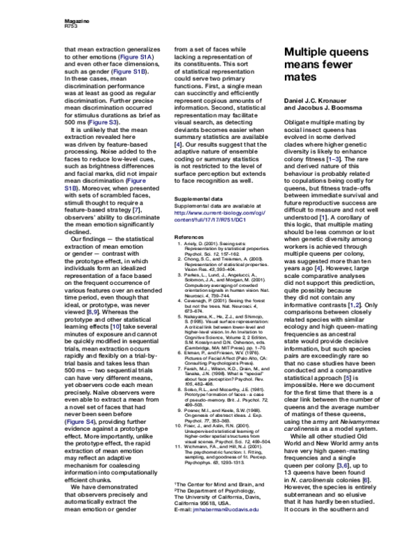 (PDF) Multiple queens means fewer mates