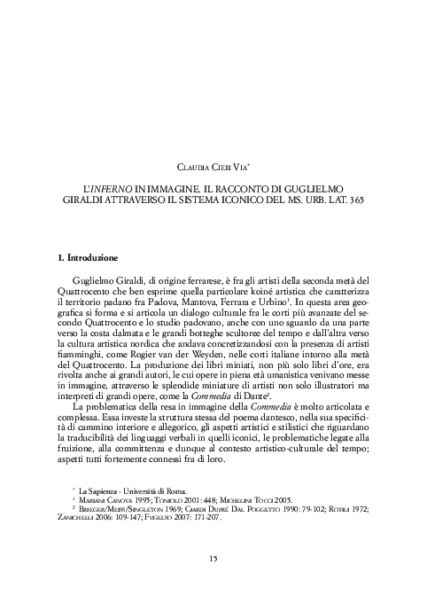 (PDF) L'Inferno in immagine. il racconto di Guglielmo Giraldi ...