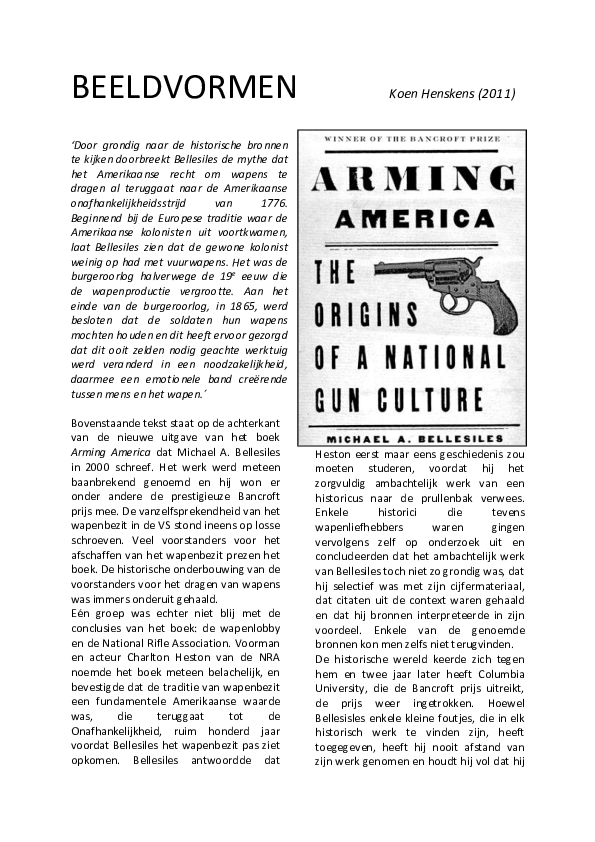 (PDF) Artikel Beeldvormen, objectiviteit en Inleving (1)