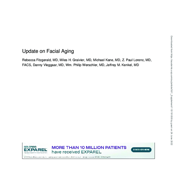 (PDF) Update on Facial Aging