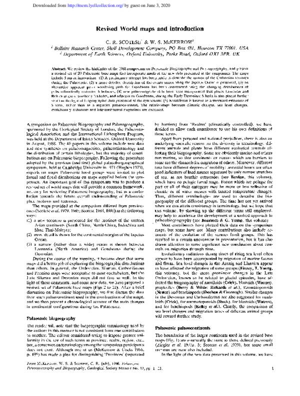 (PDF) Revised World maps and introduction