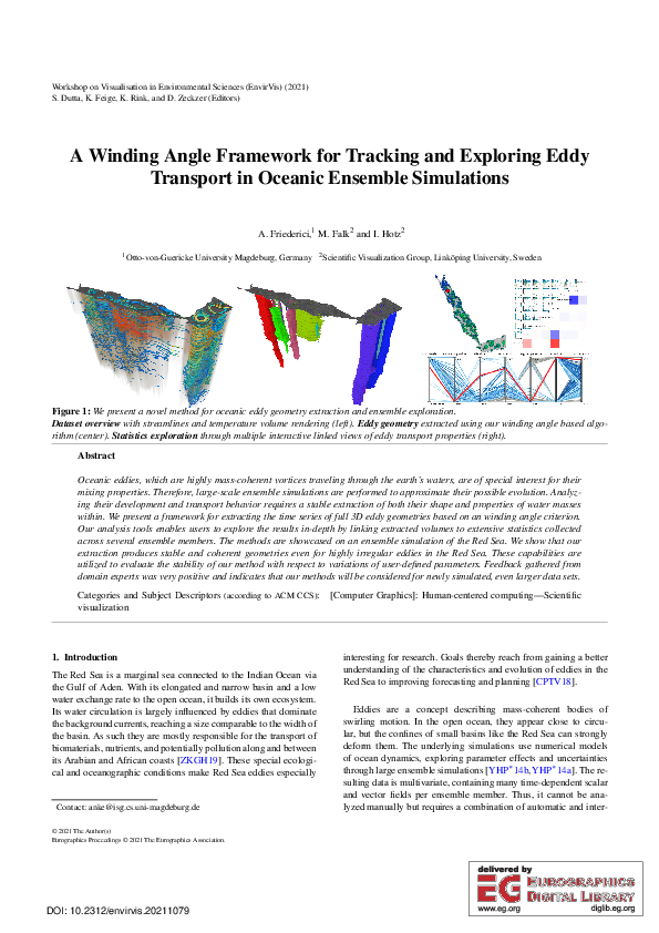 (PDF) A Winding Angle Framework for Tracking and Exploring Eddy ...