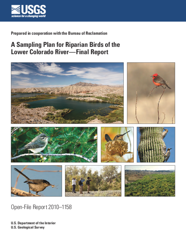 (PDF) A sampling plan for riparian birds of the Lower Colorado River ...