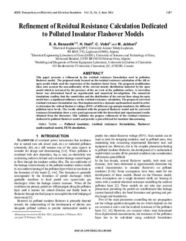 (PDF) Refinement of residual resistance calculation dedicated to ...