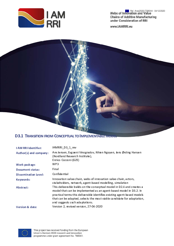 (PDF) Transition from Conceptual to Implementable Model