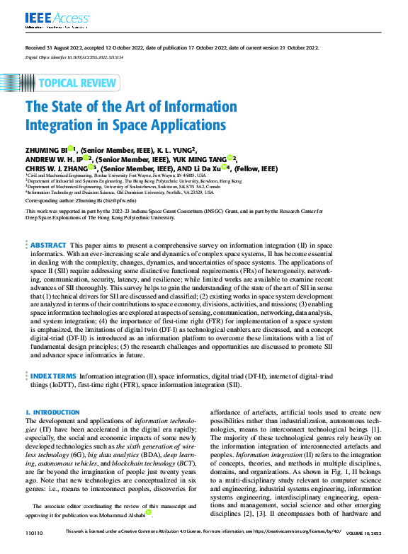 (PDF) The State of the Art of Information Integration in Space ...
