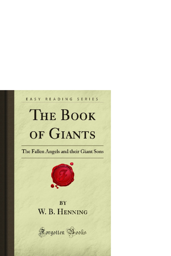 (PDF) The Book of Giants: The Fallen Angels and their Giant Sons