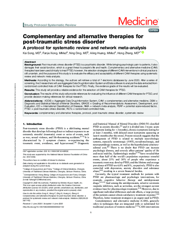 (PDF) Complementary and alternative therapies for post-caesarean pain